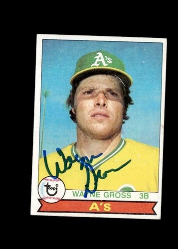 Wayne Gross A's 1979 Topps authentic autographed card | eBay