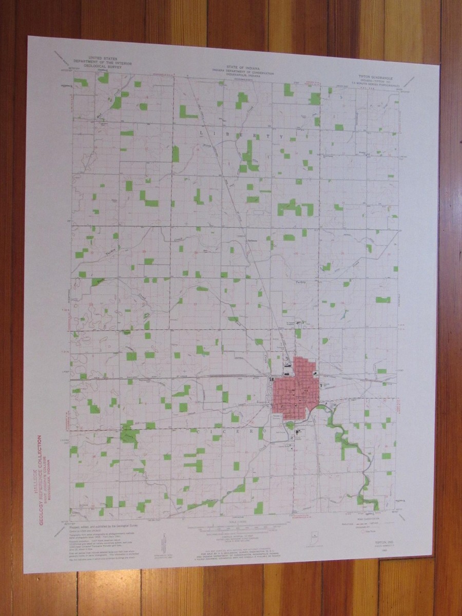 Tipton Indiana Map