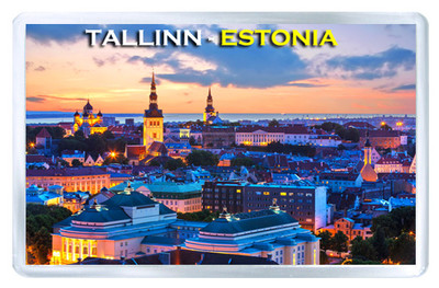 Tallinn Estonia MOD3 Fridge Magnet Souvenir | eBay