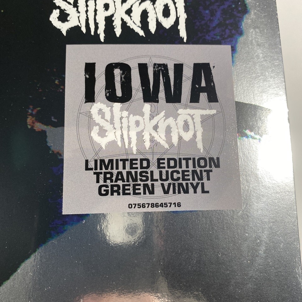 Slipknot - Iowa Translucent Green Limited Edition Vinyl 2LP Record ...