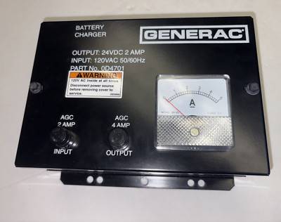 Generac 0D3489 24V 10A Battery Charger | eBay