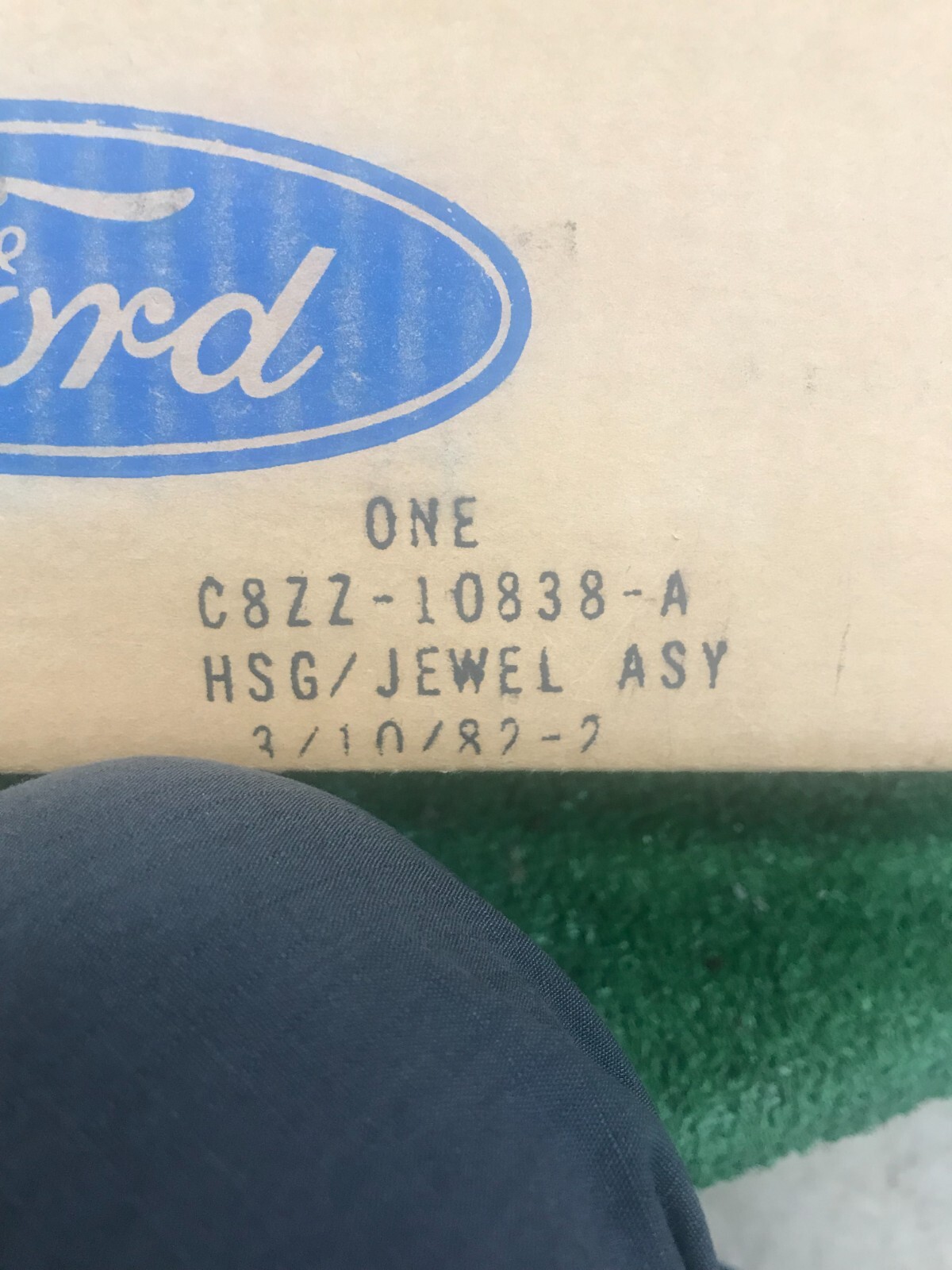 NOS FORD C8ZZ-10838-A Instrument Panel Bezel Fits 68 Mustang | eBay