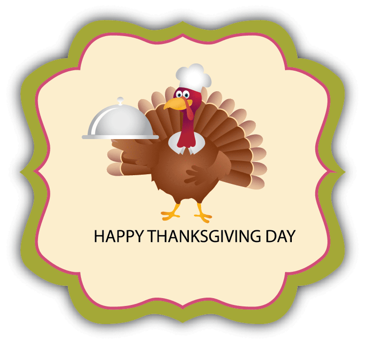 Happy Thanksgiving Day Turkey Cook Car Bumper Sticker Decal | eBay