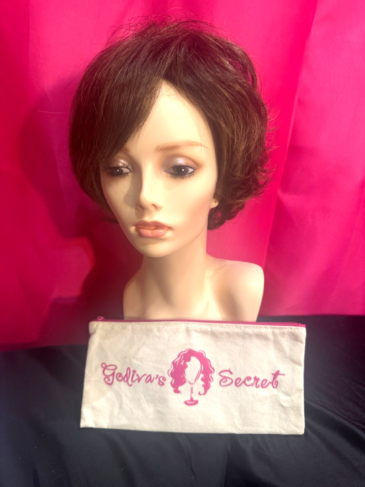Godiva's Secret Wigs "Nina Wig" Marble Brown | eBay