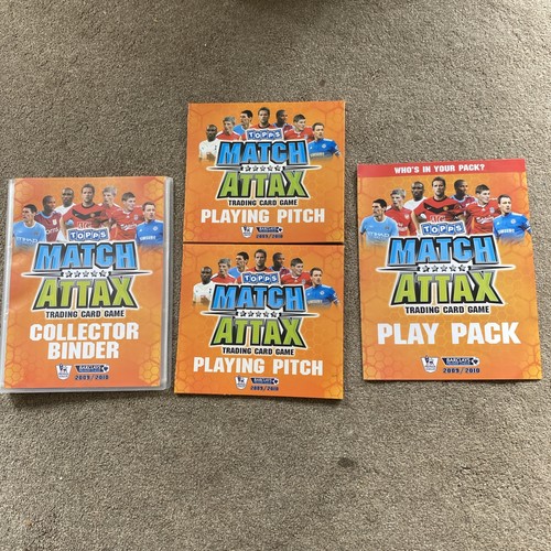 Match Attax 2009/2010 Base Binder, Playing Pitch x2 and play pack | eBay UK