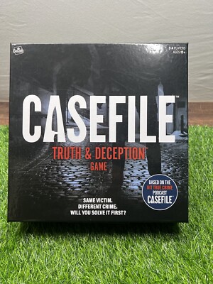 Casefile Truth & Deception Murder Mystery Strategy Game, Multiple Games ...