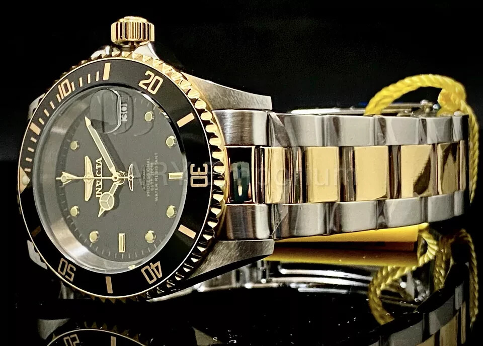 Invicta 8927OB Pro Diver Watch NEW 40MM Black Dial Automatic Two-Tone ...