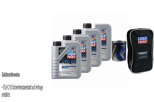 4x1L LIQUI MOLY Spécial Tec F Eco 5W-20 300ml mannol 9900 Moteur Flush ...