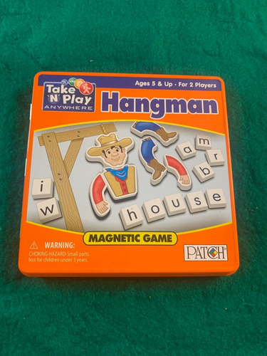 Take And Play Magnetic Hangman Travel Game By Play Monster | eBay