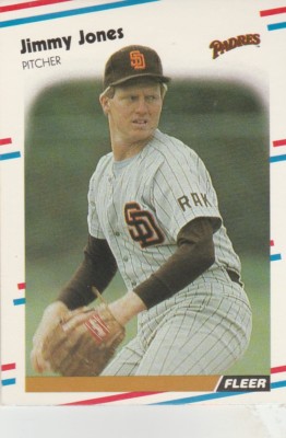 FREE SHIPPING-MINT-1988 Fleer #588 JIMMY JONES-SAN DIEGO PADRES | eBay