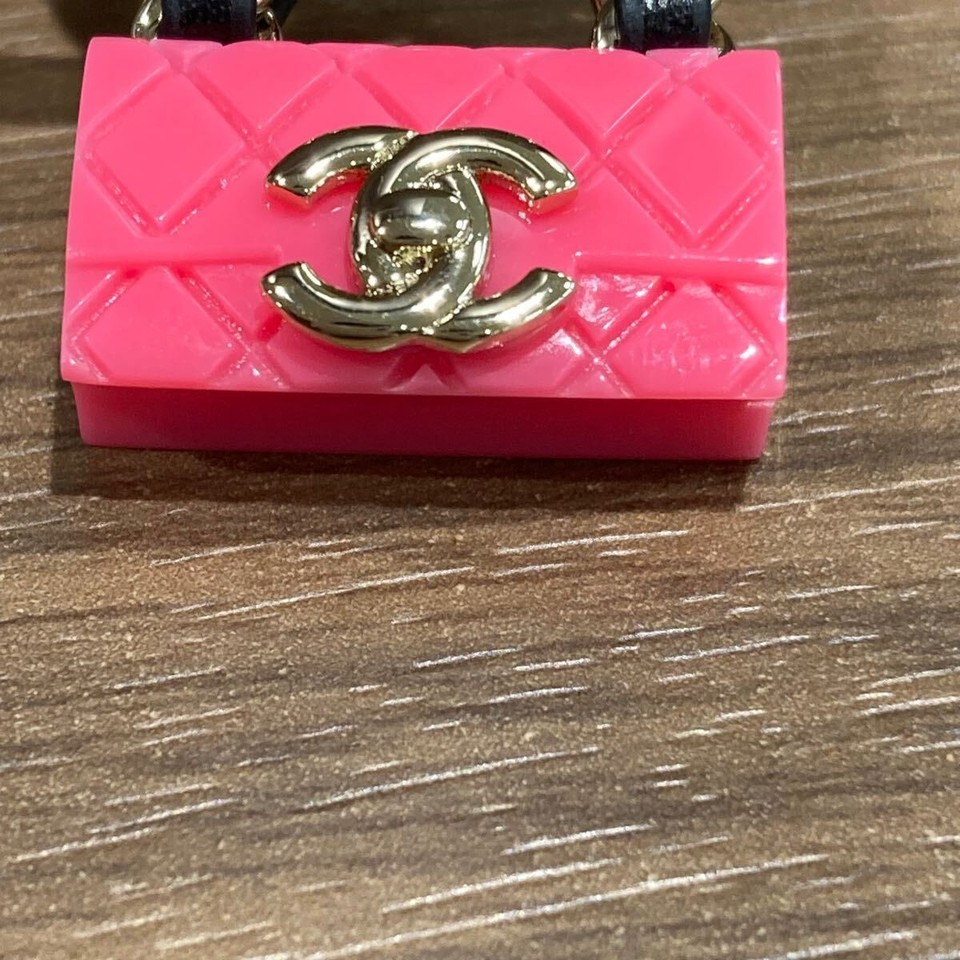 CHANEL Accessory Brooch Coco Mark Matelasse Bag Motif Ladies Brand ...