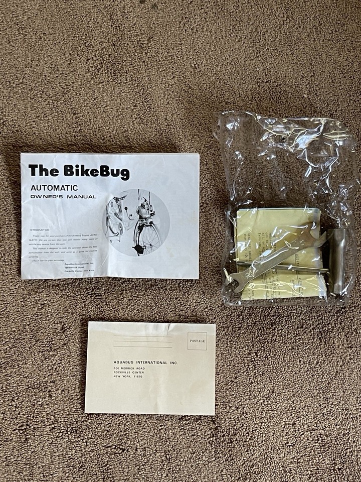 Bike Bug, Aqua Bug, Bicycle Motor, Vintage | eBay