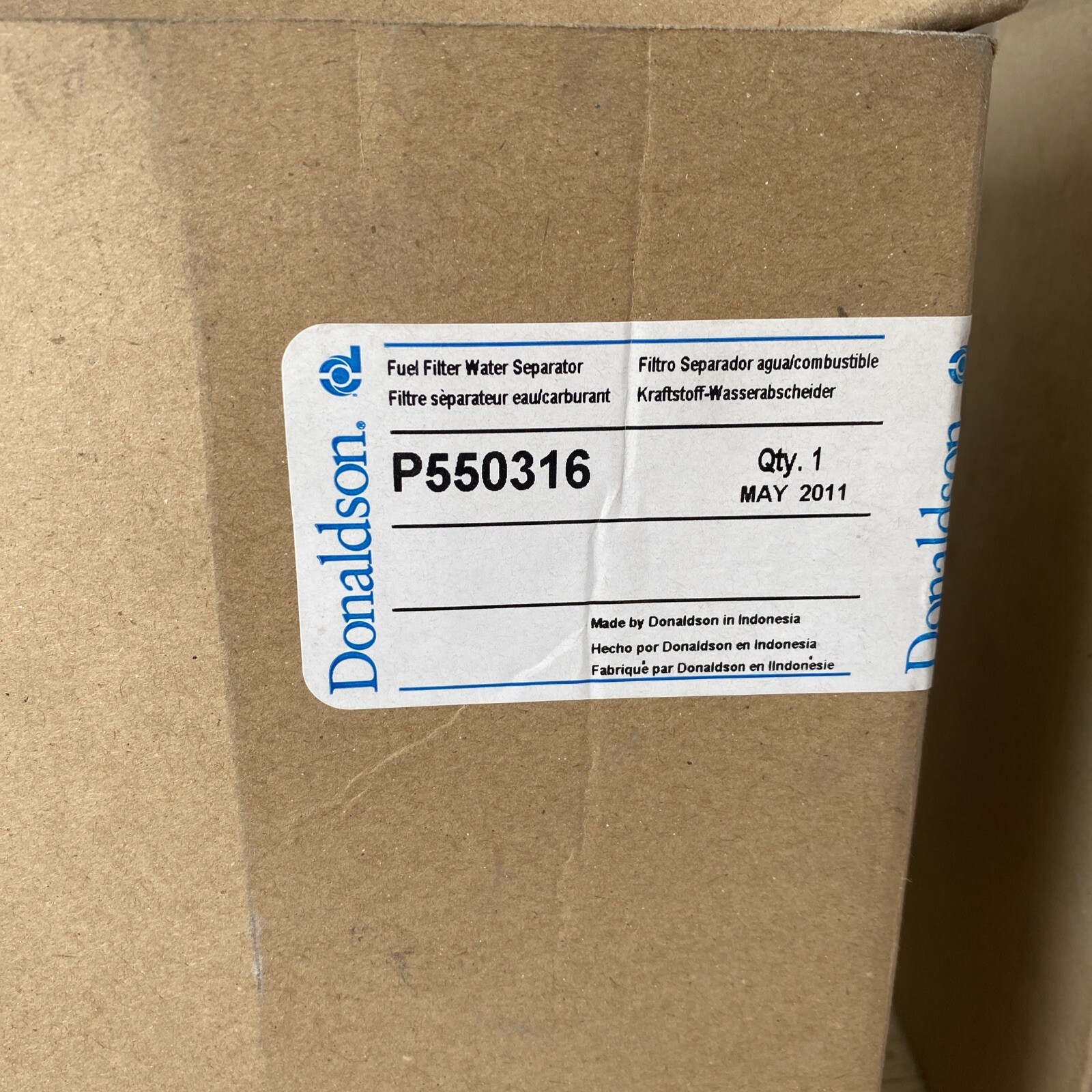 DONALDSON P550316 - Fuel filter cross reference