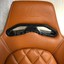 2 X TANAKA UNIVERSAL TAN PVC LEATHER RACING SEAT DUAL RECLINER ...