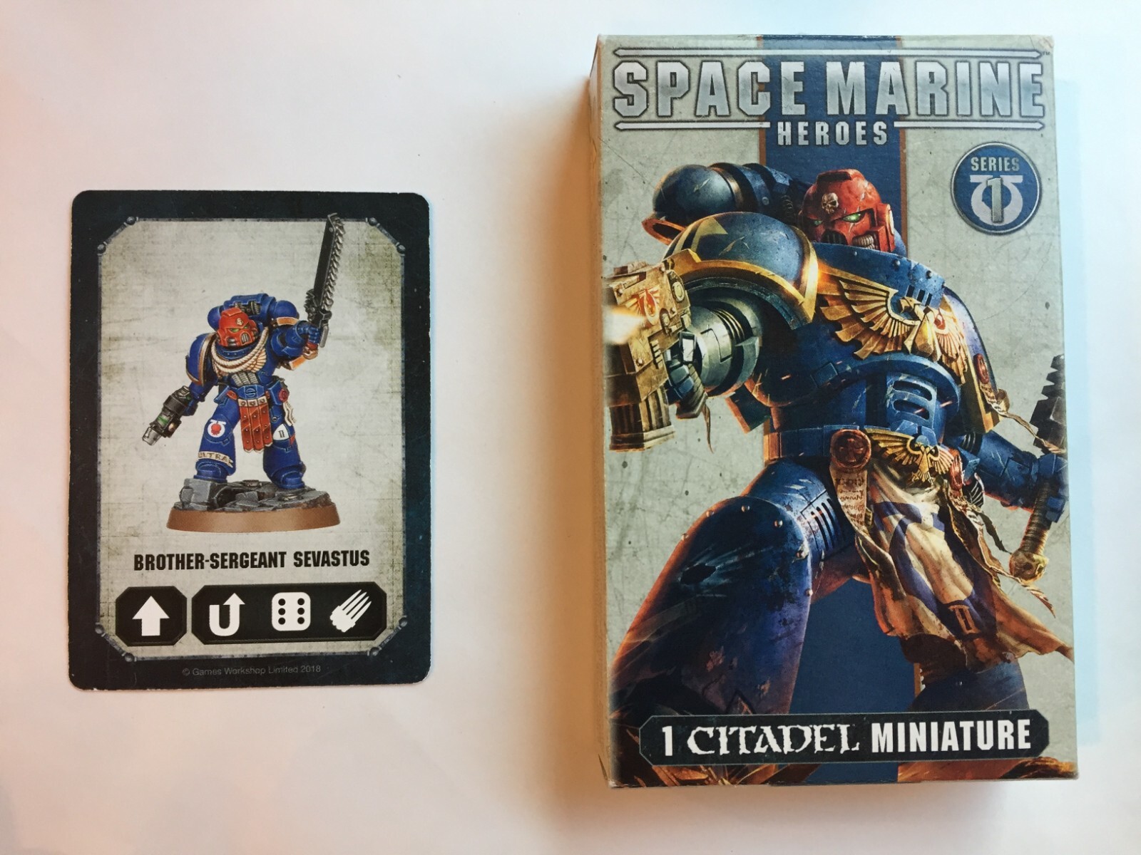 Games Workshop Warhammer 40k Space Marine Heroes Series 1 Brother Remus ...