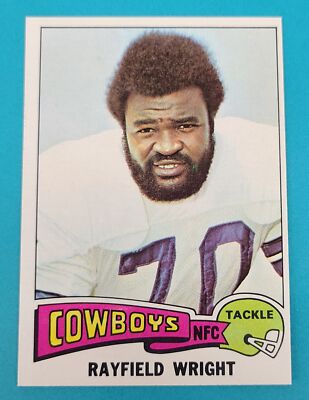 1975 Topps #402 Rayfield Wright Dallas Cowboys FOOTBALL Card 7C | eBay