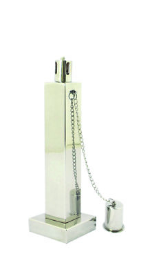 Anywhere Garden Torch - Table Top Polished Stainless Rectangle Torch ...