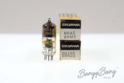 2 Vintage Sylvania 6HA5/6HM5/EC900 VHF RF Amp. Triode Audio Vacuum Tube ...