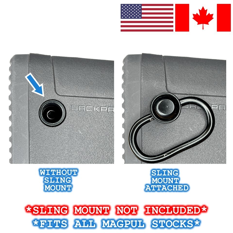 Quick Detach QD QDM Sling Mount Kit Single Sided Works with Magpul ...