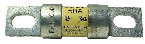 Bussmann FWH-50B 500 V 50 A Fast-Acting(F) Fuse | eBay