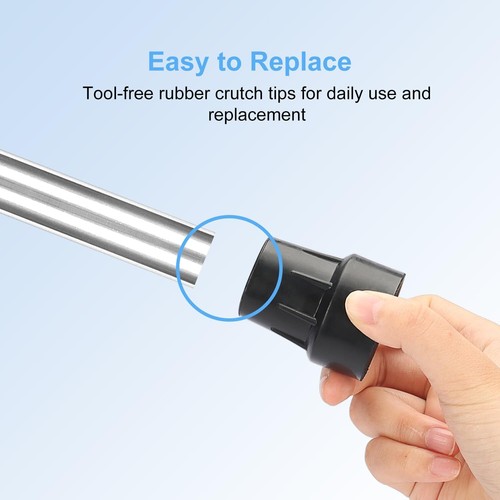 Walking Cane Tips 1" - Heavy Duty 1 Inch Cane Tips of Rubber Tips ...