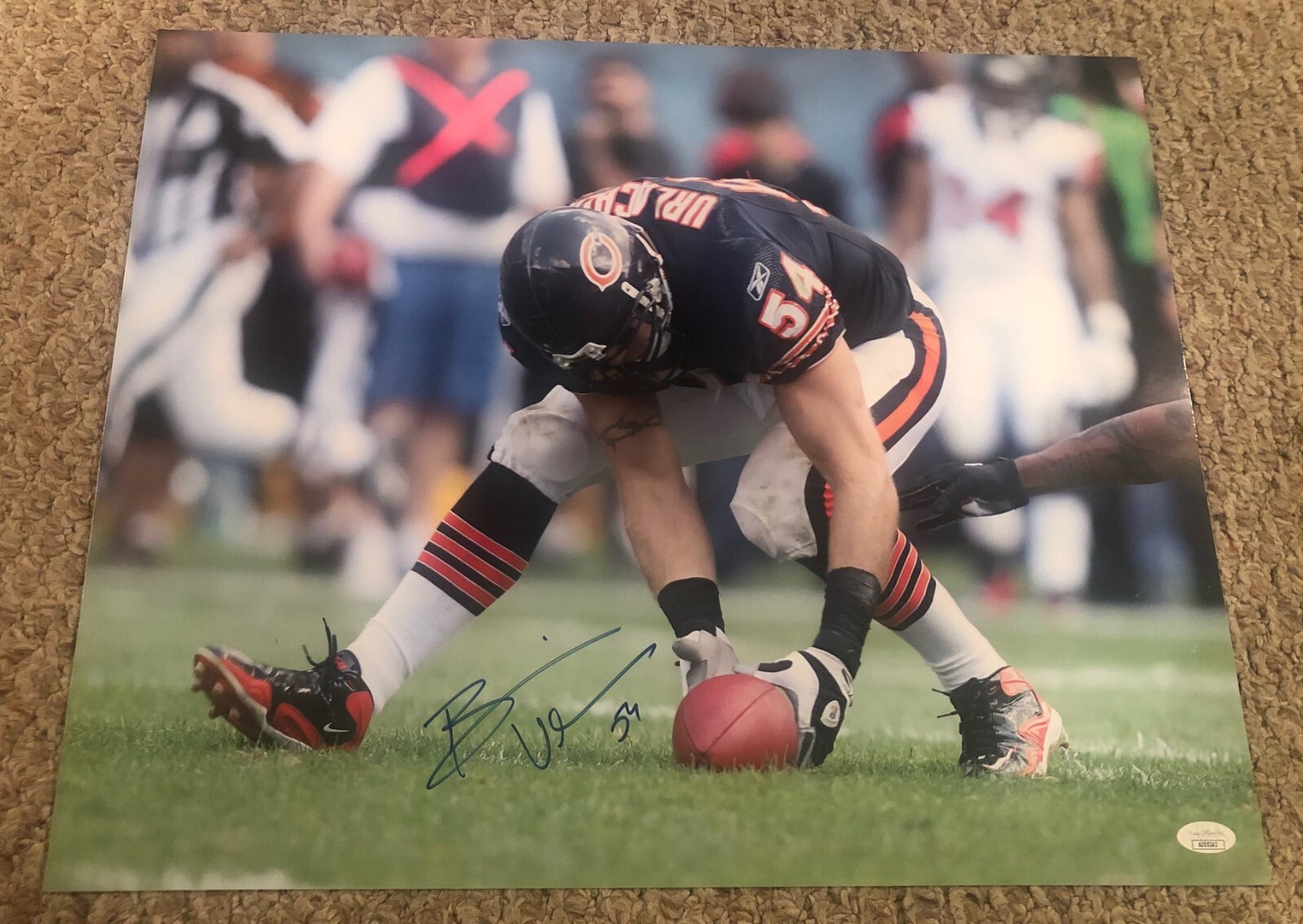 BRIAN URLACHER AUTOGRAPHED SIGNED BEARS 16x20 PHOTO JSA COA | eBay