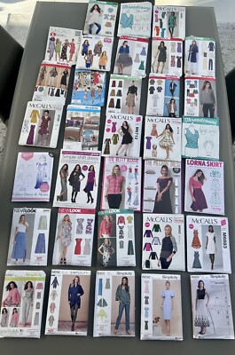 Sewing Patterns BUNDLE/JOB LOT Dressmaking New Look Simplicity McCalls X 33 | eBay UK