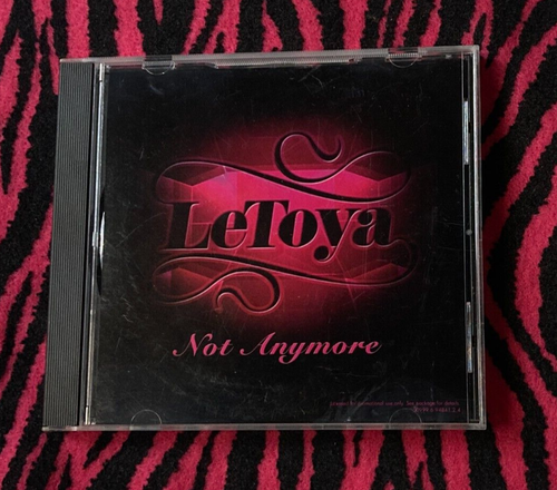 LeTOYA Luckett Not Anymore 2TRX INSTRUMENTAL PROMO DJ CD single ...