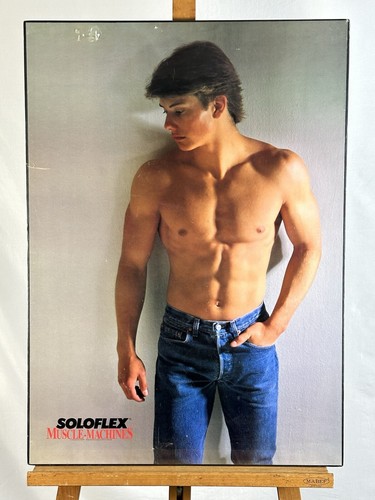Vintage Scott Madsen Soloflex Man Original Muscle Fitness Gym Poster ...