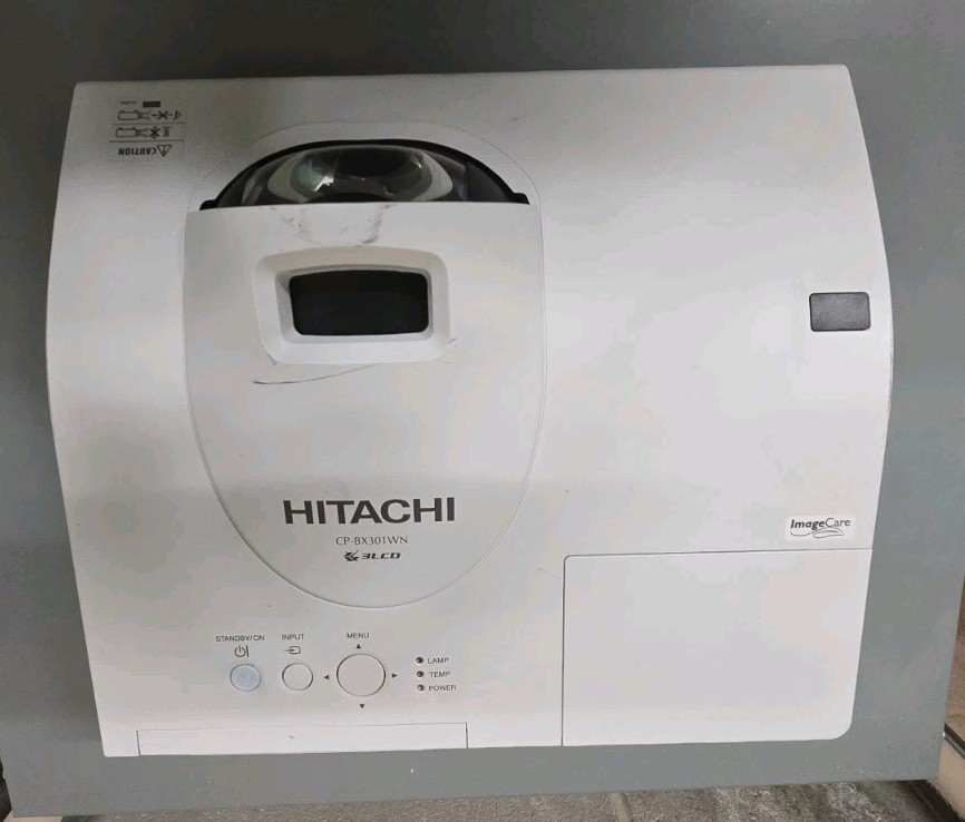 Hitachi CP-BX301WN 3LCD XGA Short-Throw Projector 3200 ANSI Lumens HDMI ...