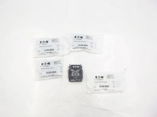 4 Pack Eaton E22B11 E22 Pushbutton Contact Block 22.5mm Non Metallic ...