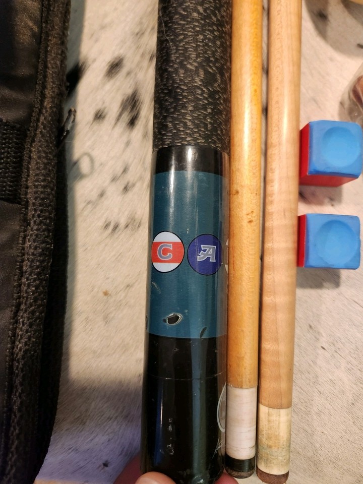 Vintage Joe Camel Cigarettes Pool Cue Stick Carrying Case Steve Mizerak ...
