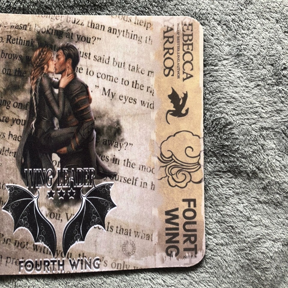 Fourth Wing Inspired Computer Mouse Mat, gift for fantasy readers ...