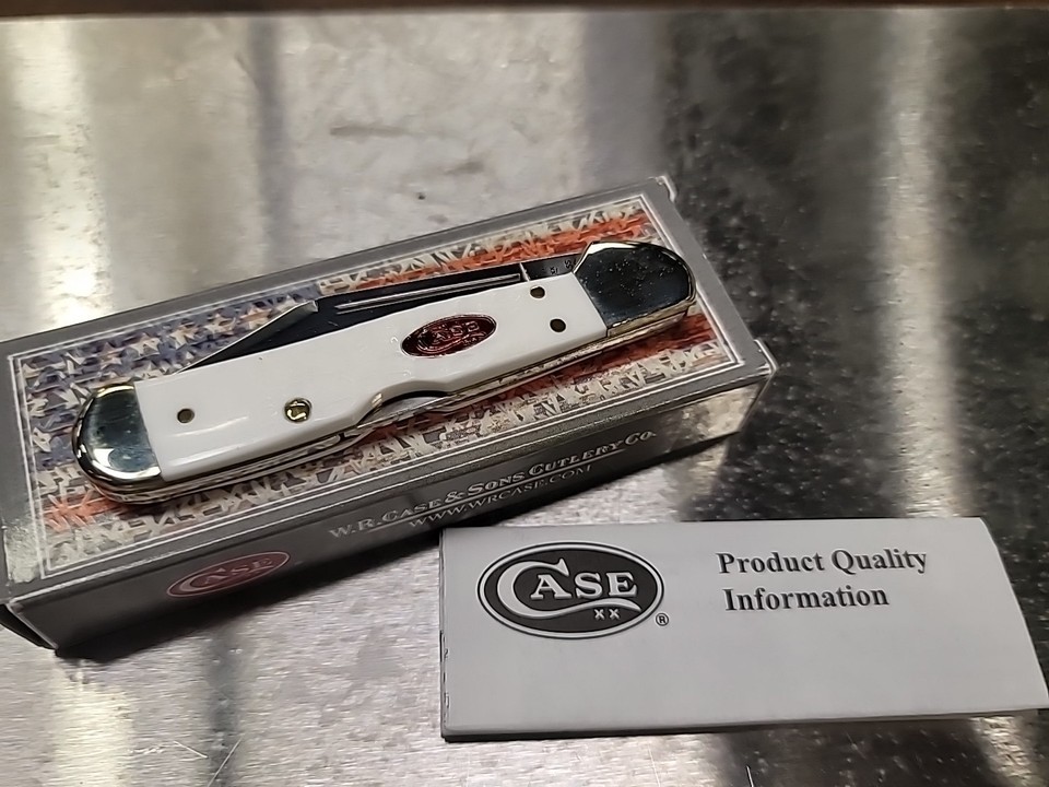 Case XX Mini CopperLock 61749L SS Amber Bone White USA Pocket Knife ...