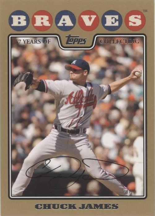 2008 Topps - Chuck James #116 Gold Border /2008 for sale online | eBay