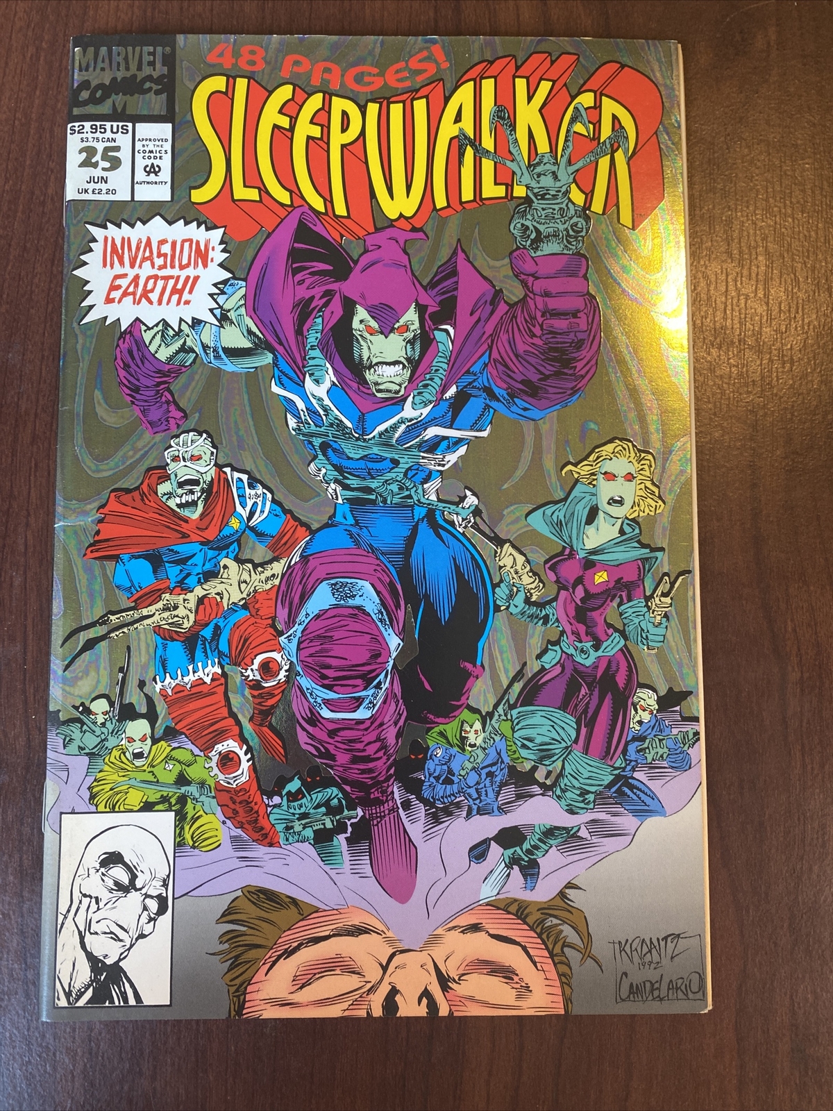 Sleepwalker #25 Marvel Comics 1993 Foil Cover NM | eBay