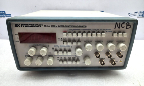 B&K Preciosion 4040A 20MHz Sweep / Function Generator 115Vac/60Hz | eBay