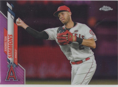 2020 Topps Chrome Andrelton Simmons Pink Refractor #72 | eBay