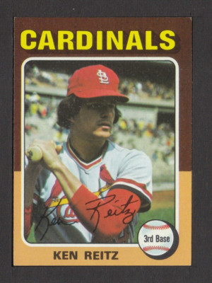 1975 Topps #27 Ken Reitz St. Louis Cardinals ex-mt | eBay