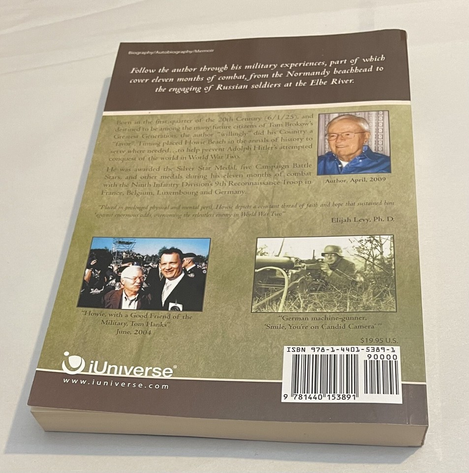 The Private War of Howie Beach WW2 Combat Memoirs Normandy to Elba ...