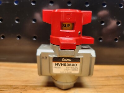 SMC Valve 3/8" NVHS3500-X116 3 Port Pneumatic Lock Out Exhaust Valve ...
