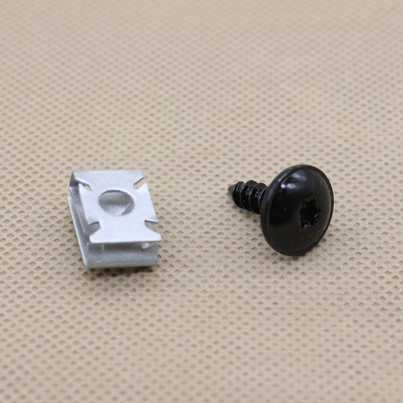 10 Fender Bumper U-Nut Clip & Torx Tapping Screw Kit For VW N90974701 ...