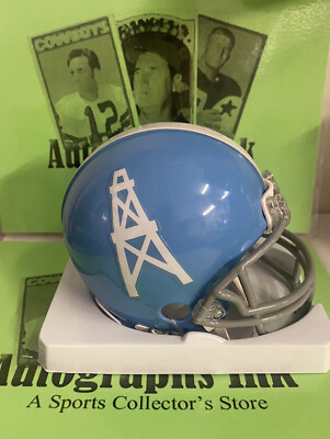 1960-62 Houston Oilers Throwback Mini Helmet Vintage Rare Riddell UB | eBay