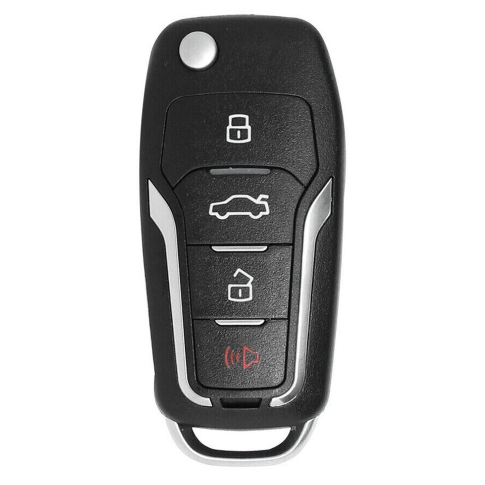 Per XKFO01EN Universal Wire Remote Key Fob Flip 4 Button per per VVDI ...