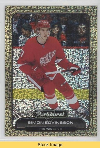2023 Upper Deck Parkhurst Gold Patterned Foil Simon Edvinsson Rookie RC ...