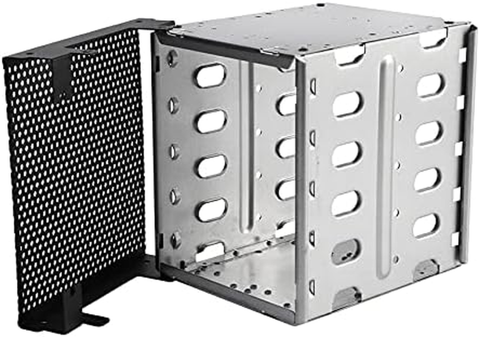 Stainless Steel Hard Drive Cage 5.25" To 5x 3.5" SAS SATA HDD Cage For ...