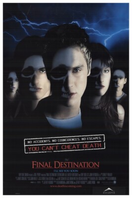 FINAL DESTINATION #1 - MOVIE POSTER 11"X17" OR 12"X18" BUY ANY 2 GET ...