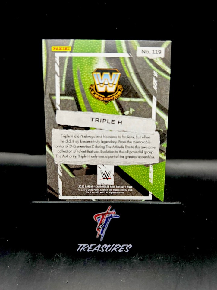 Triple H Bronze 2023 WWE Chronicles Ring Royalty #119 | eBay
