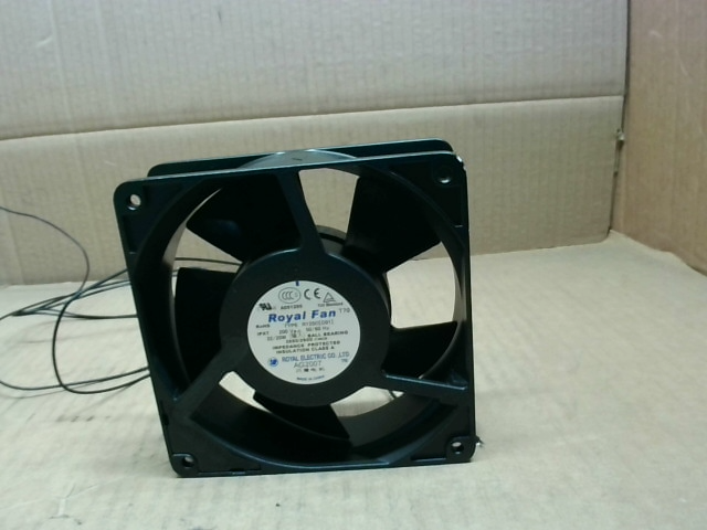 ROYAL FAN R125C[C01] 200VAC 22/20W 2550/2900rpm Pancake Fan 12c - Used ...