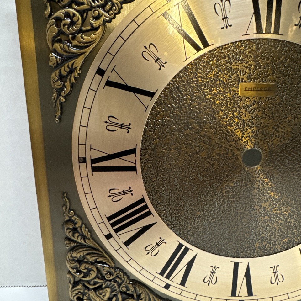 Emperor AUTHENTIC GRANDFATHER CLOCK MOVEMENT FACE PLATE Deer | eBay
